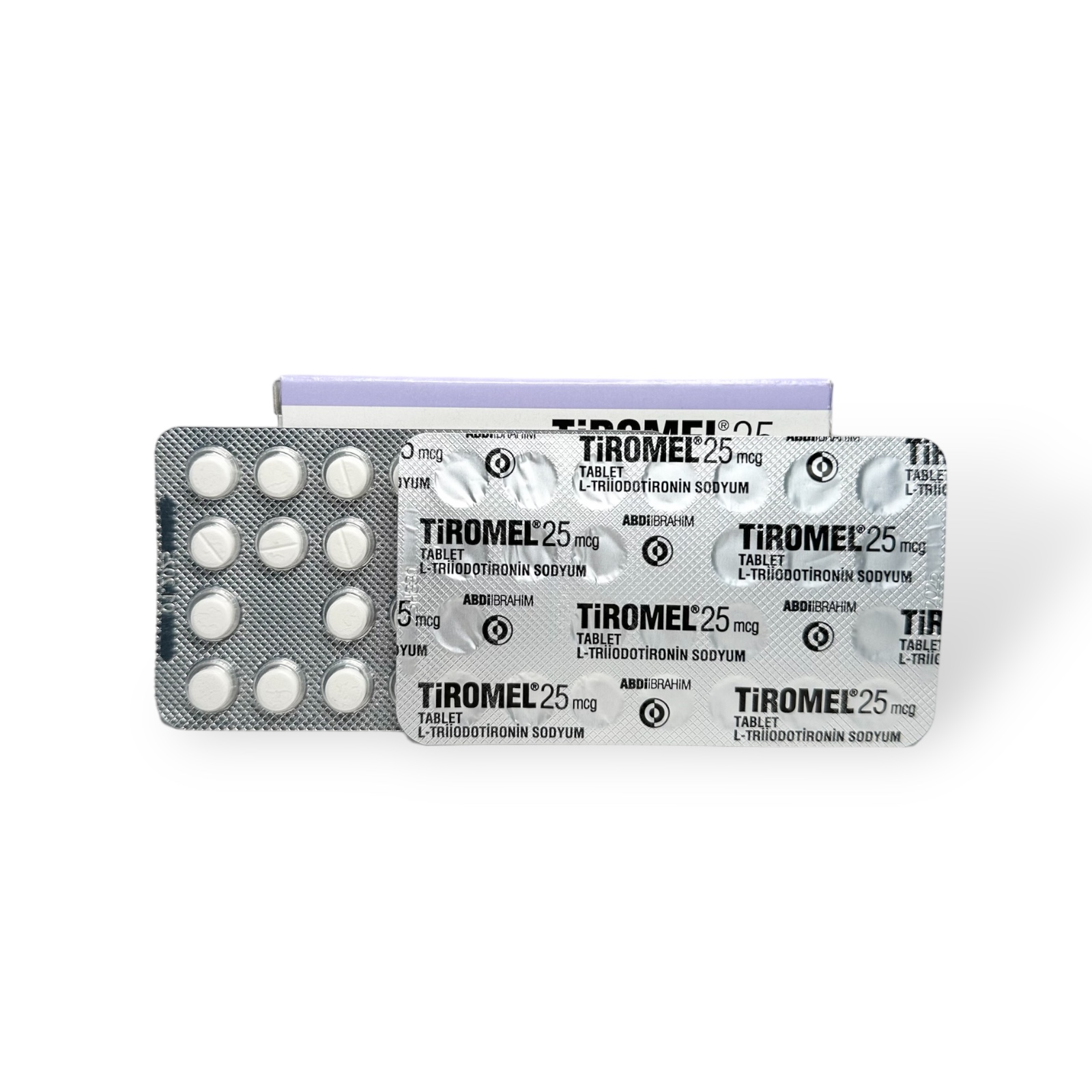 T3 TIROMEL 25MCG x 100 PILLS | TURKEY PHARMACEUTICAL GRADE EXPIRES 01/ ...